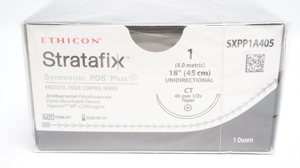 Ethicon SXPP1A405 1 Stratafix Stre CT 40mm 1/2c Taper, 18inch (x) - Bo ...