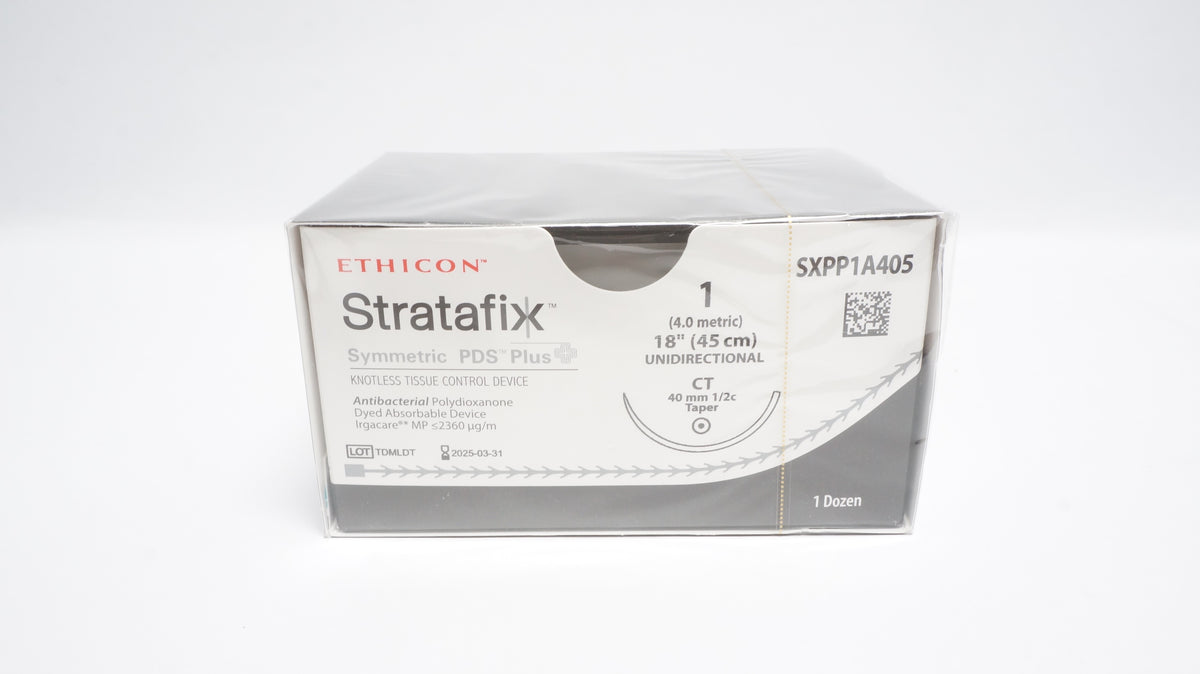 Ethicon SXPP1A405 1 Stratafix Stre CT 40mm 1/2c Taper, 18inch (x) - Bo ...