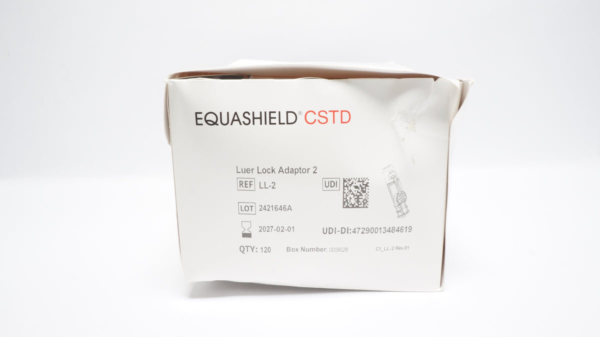 Equashield LL-2 Closed System Transfer Device Luer Lock Adaptor 2 - Bo ...