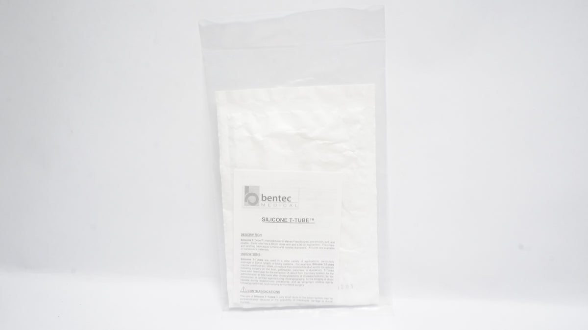 Bentec Medical SU130-1224 Silicone Elastomeric T-Tube for Bile Duct (x ...