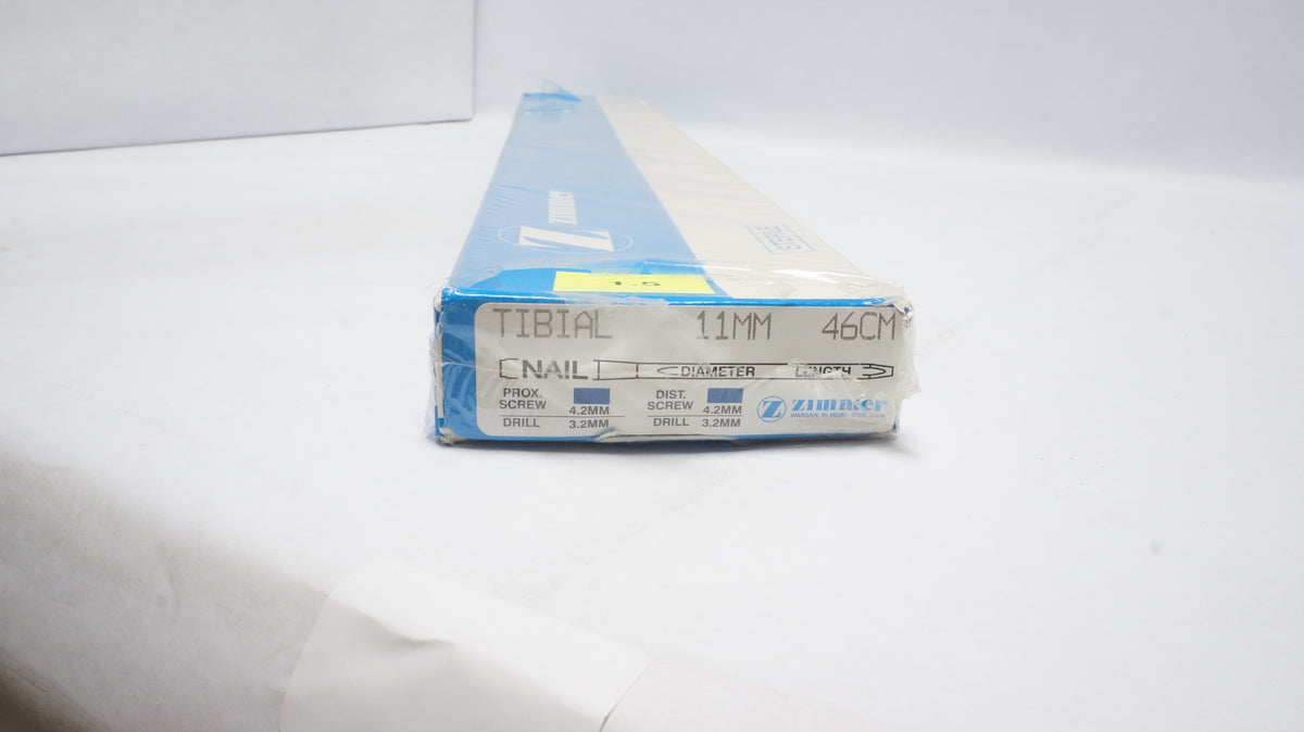 Zimmer 2253-460-11 M/DN Intramedullary Fixation Tibial Nail 11mm x 46c ...