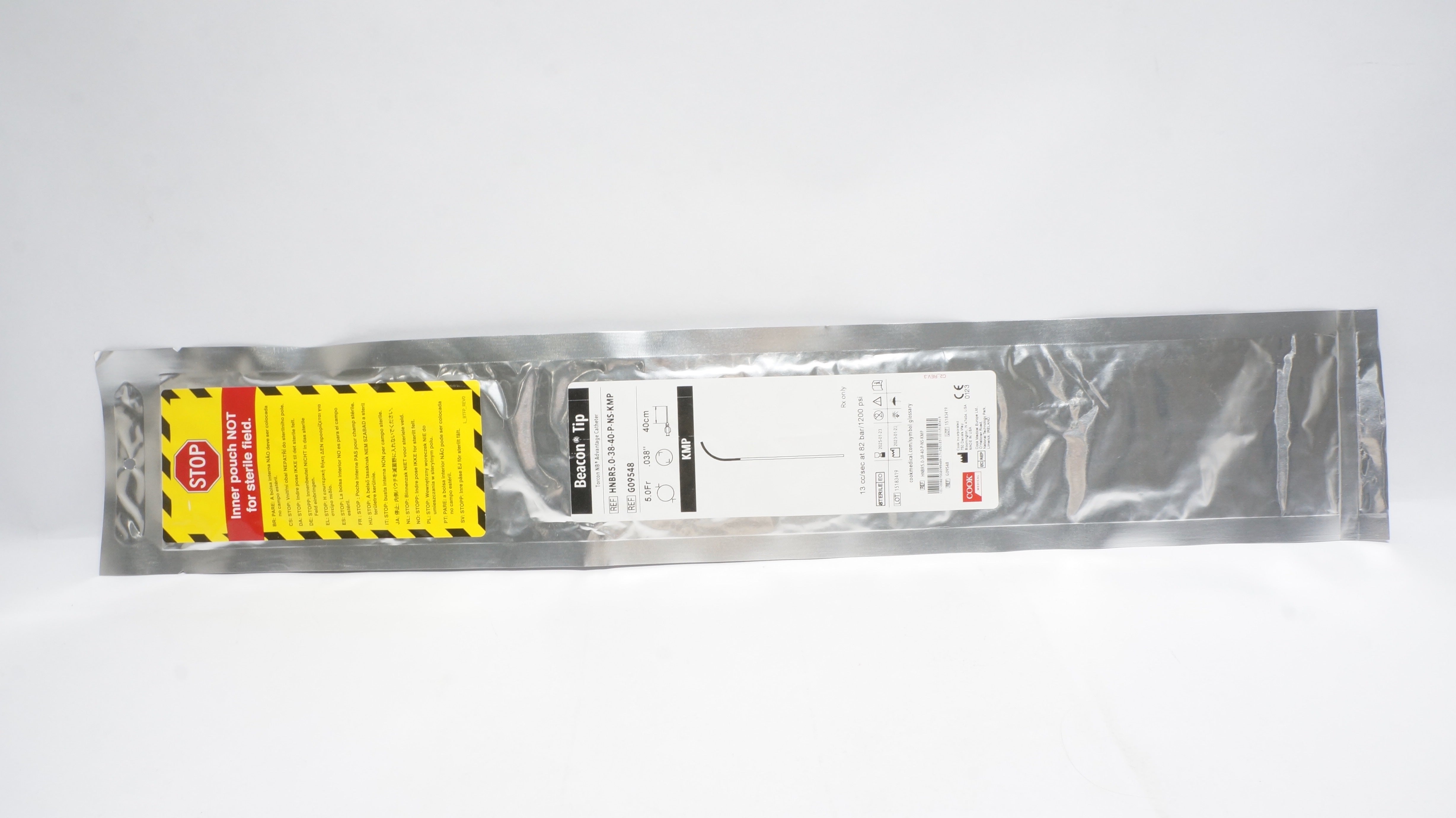 Cook G09548 Beacon Tip KMP Torcon NB Advantage Cath. 5.0Fr x .038inch – Imedicsales