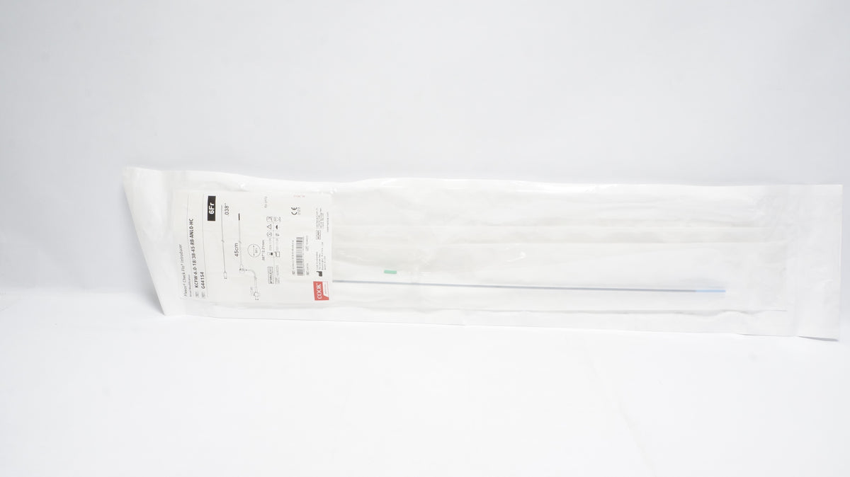 Cook Medical G44154 Flexor Check-Flo Introducer 6Fr x .018 x .038inch ...