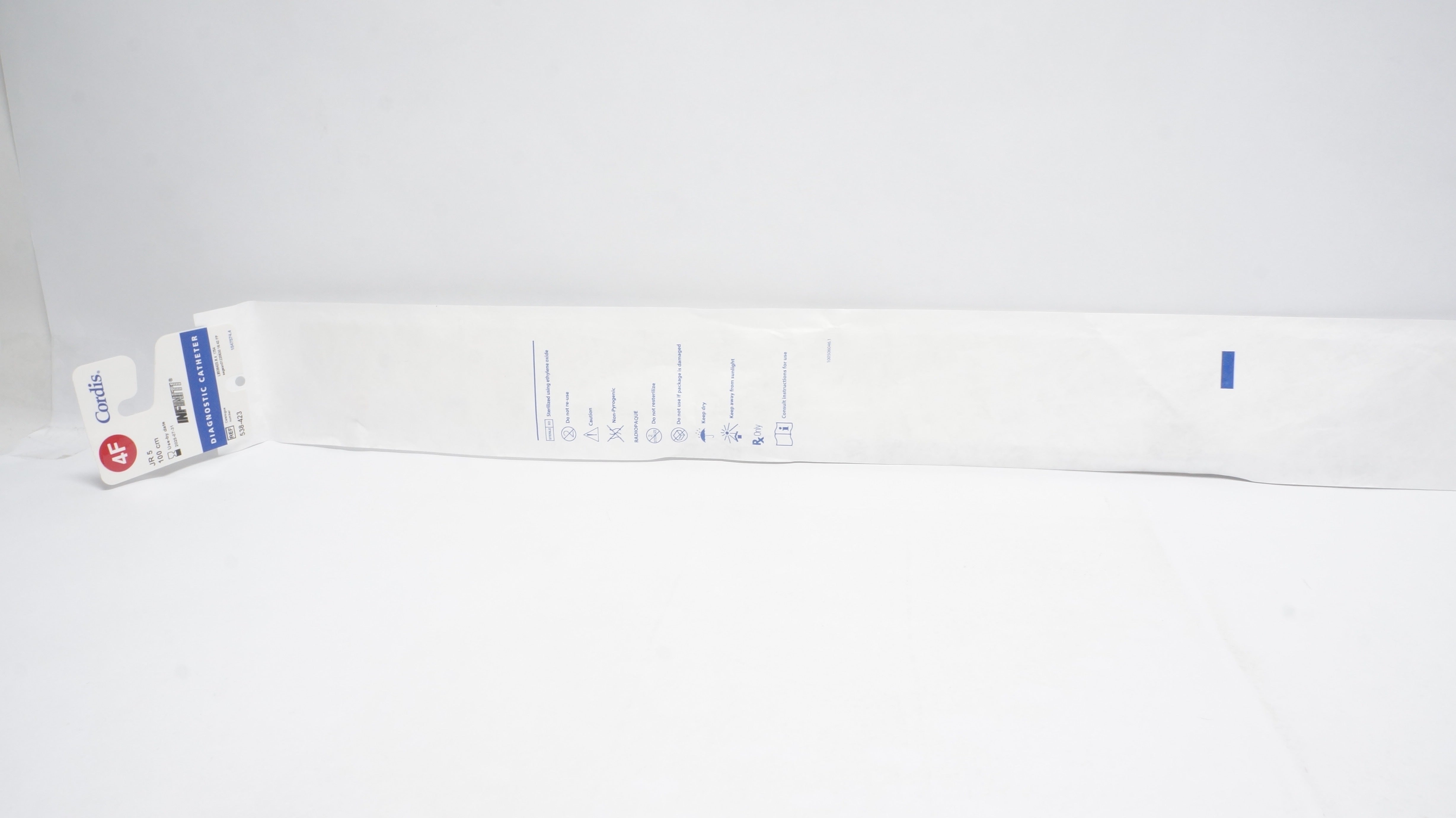 Cordis 538-423 Infiniti Diagnostic Cath. JR 5 4F x 100cm x .038inch (x – Imedicsales