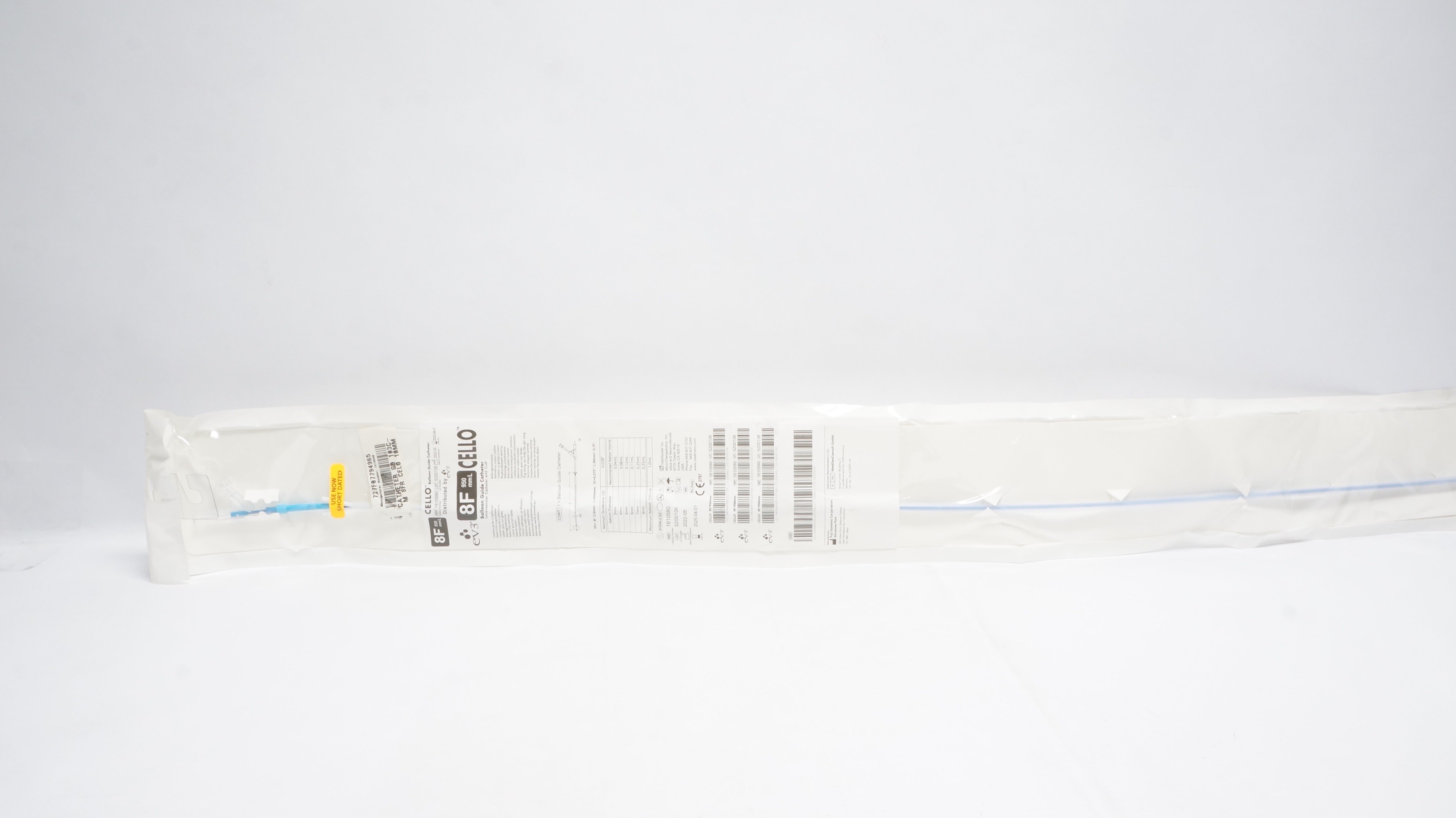 Fuji Systems 1610580 EV3 CELLO Balloon Guide Cath., O.D 8F/950mm (x ...