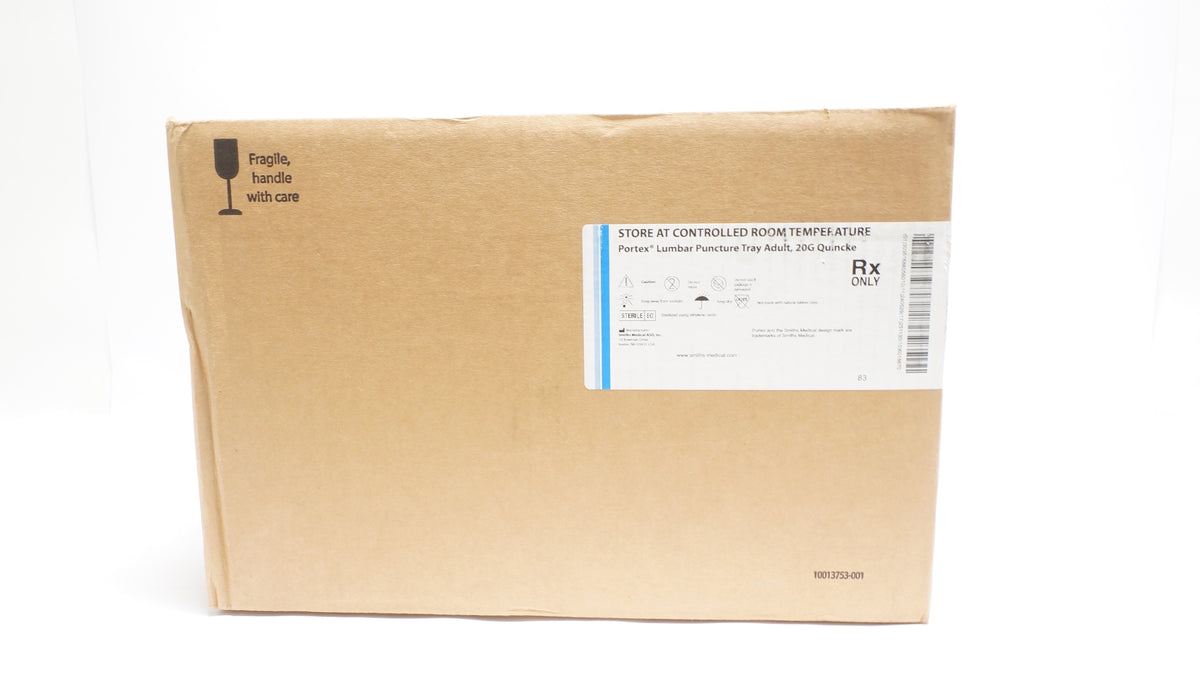 Smiths Medical 4824-20 Portex Lumbar Puncture Tray Adult 20G Quincke ...
