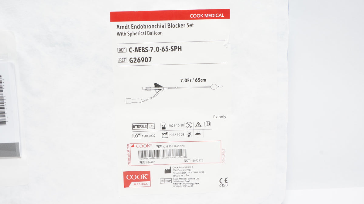 Cook G26907 Arndt Endobronchial Blocker Set With Spherical Balloon 7Fr ...