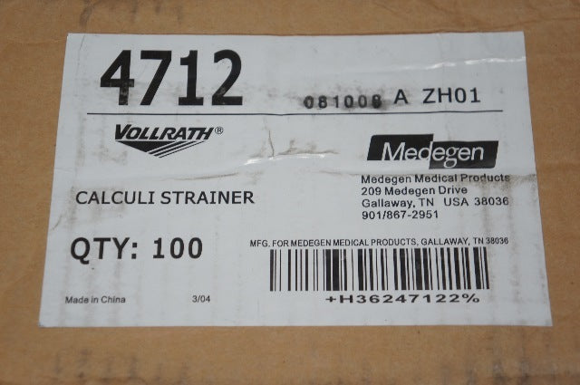 Vollrath 4712 Calculi Strainer ~ Box of 100 – Imedicsales