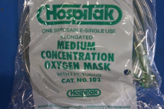 Hospitak 102 Medium Concentration Oxygen Mask – Imedicsales