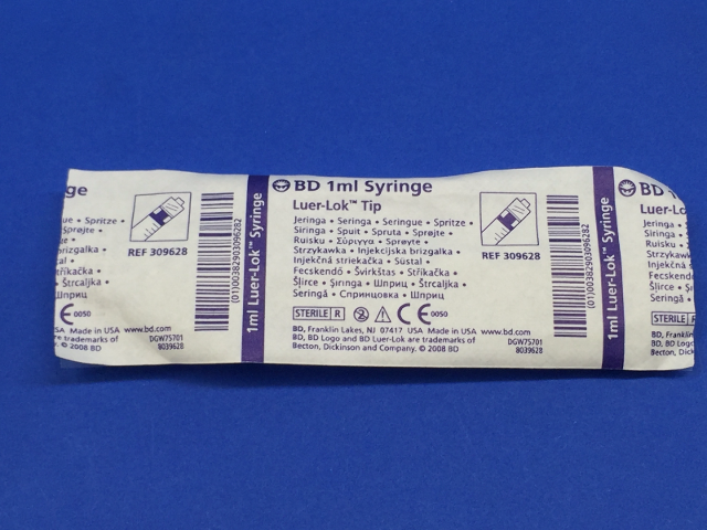 BD 309628 Luer-Lok Tip Syringe 1ml (x) – Imedicsales