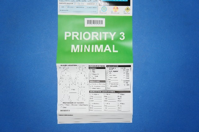 North American 20-0033 Priority 1 TRIAGE TAGS ~ Lot of 20 – Imedicsales