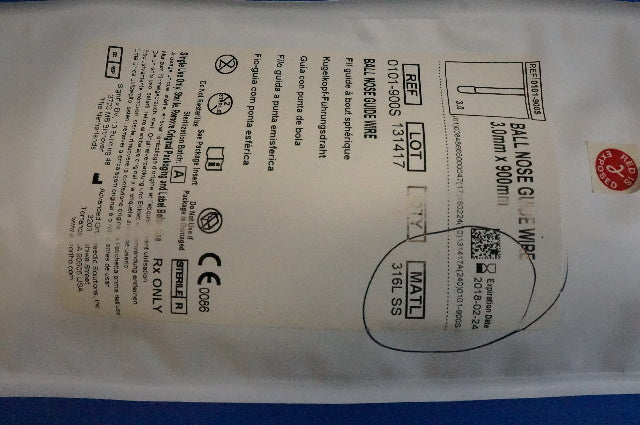 Advanced Orthopaedic Solutions 0101-900S Ball Nose Guide Wire 3.0mm x ...