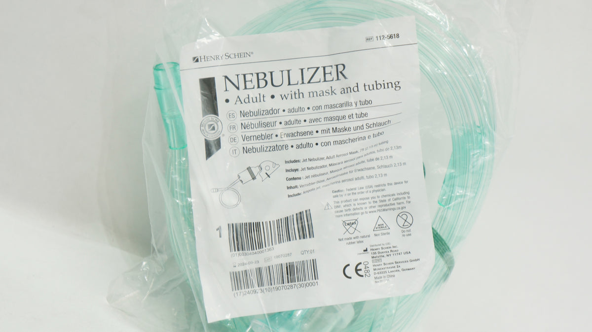 Henry Schein 112-5618 Nebulizer Adult W/Mask & Tubing – Imedicsales
