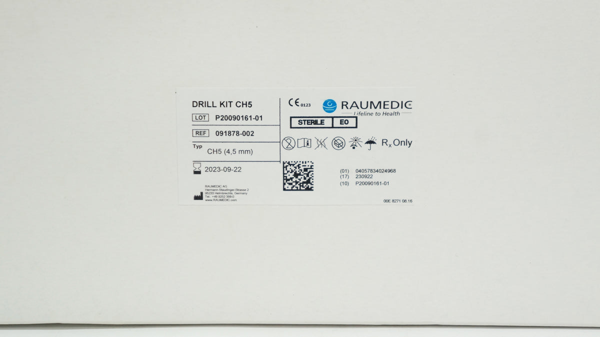 Raumedic 091878-002 Drill Kit CH5 (x) - Box of 1 – Imedicsales