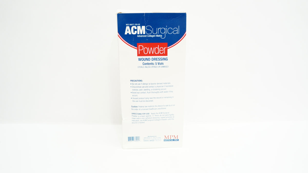MPM Medical MP00345 ACM Surgical Powder Wound Dressing (x)- Box of 5 ...