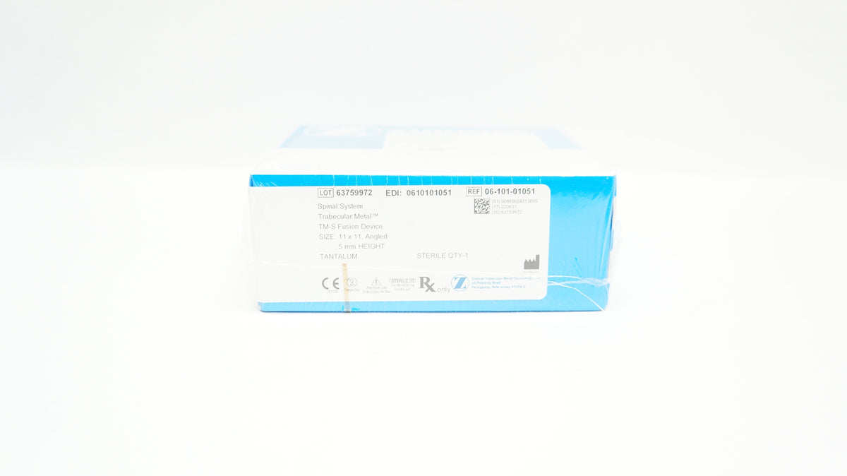 Zimmer 06-101-01051 Spinal System Trabecular Metal TM-S Fusion Device ...