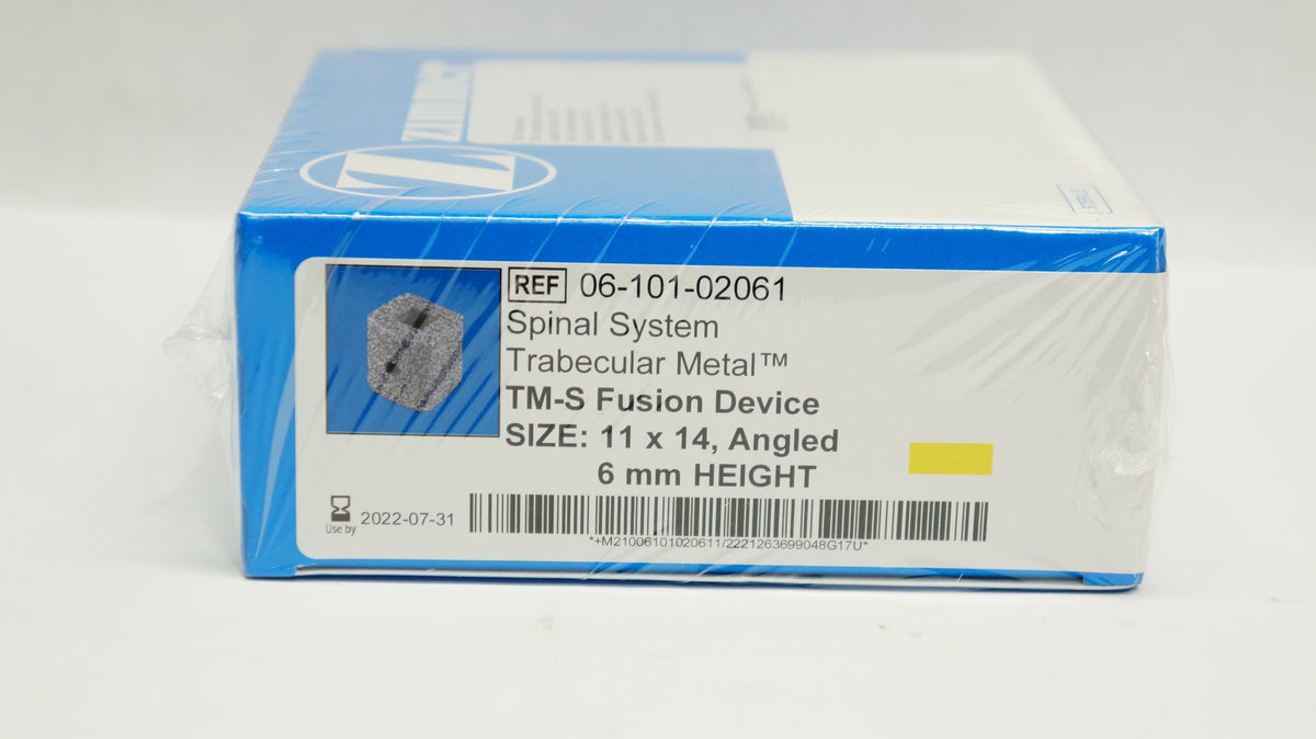 Zimmer 06-101-02061 Spinal System Trabecular Metal TM-S Fusion Device ...