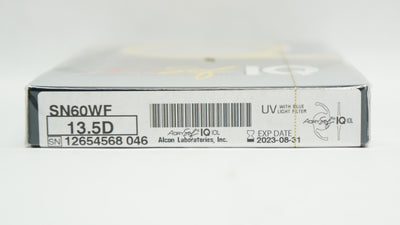 Alcon SN60WF AcrySof IQ Foldable Intraocular Lens 13.5D 13.0mm x 6.0mm ...