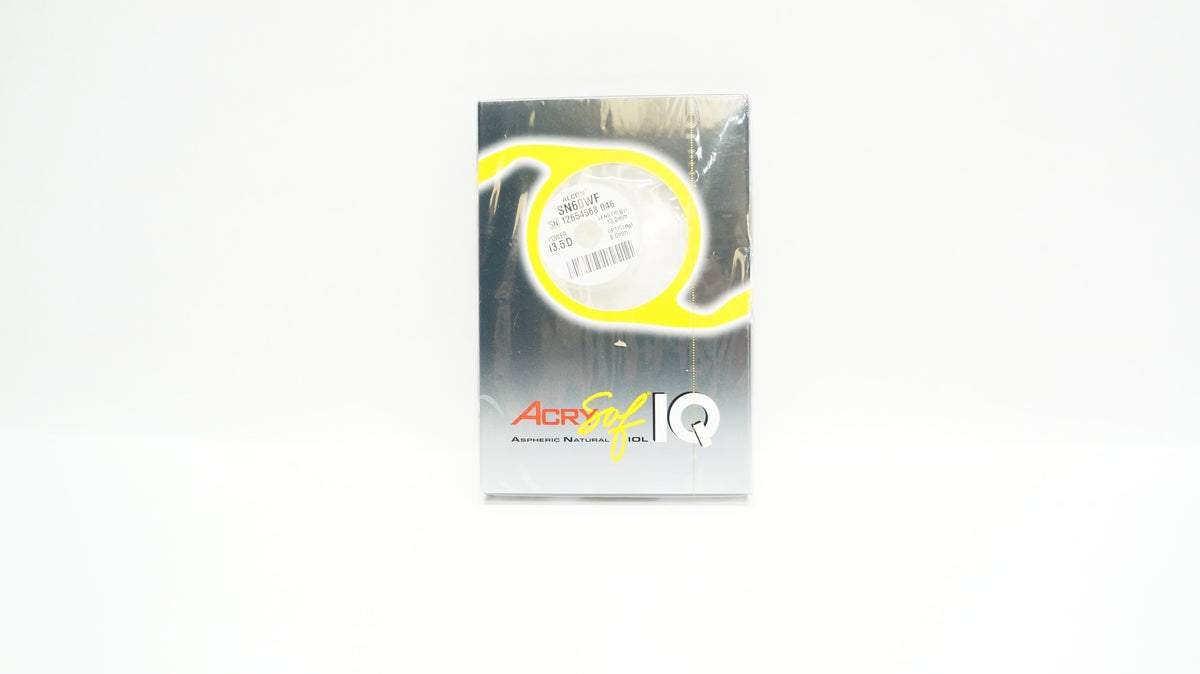 Alcon SN60WF AcrySof IQ Foldable Intraocular Lens 13.5D 13.0mm x 6.0mm ...