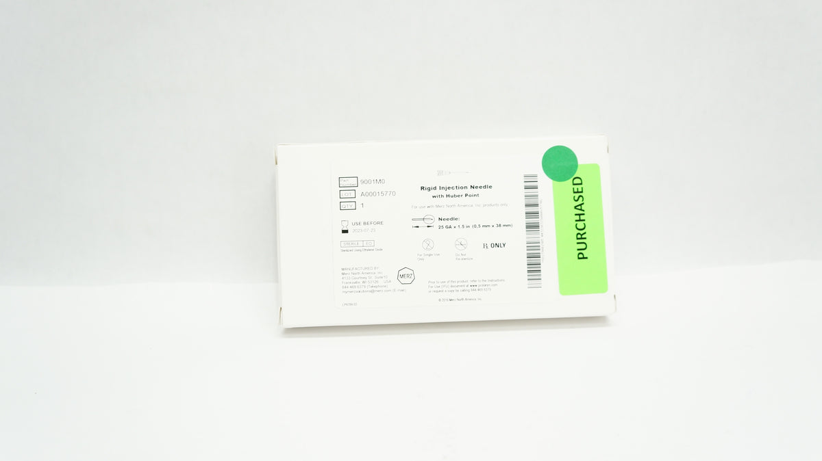 Merz North America 9001M0 Rigid Injection Needle W/Huber Point 25Ga x ...