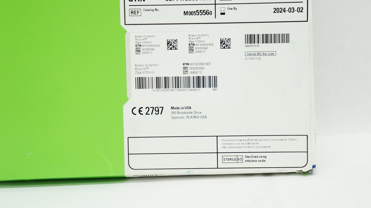 Boston Scientific 5556 Endoscopic Ultrasound FIne Needle Bio psy Devic ...