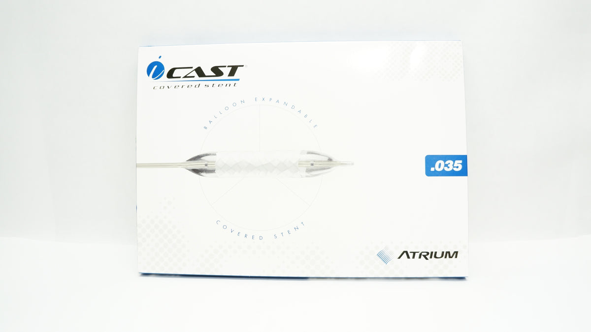 Atrium 85408 iCast Balloon Expandable PTFE Covered Stent, 9mm x 38mm x ...