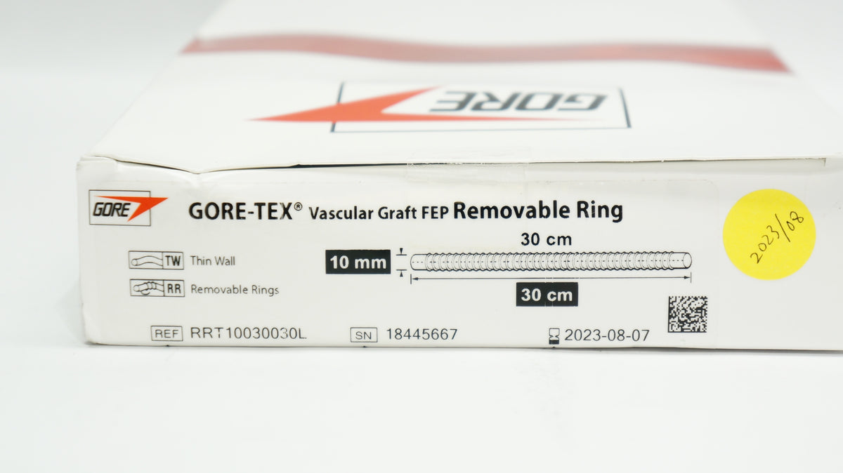 Gore RRT10030030L GORE-TEX Vascular Graft FEP, Removable Ring 10mm x 3 ...