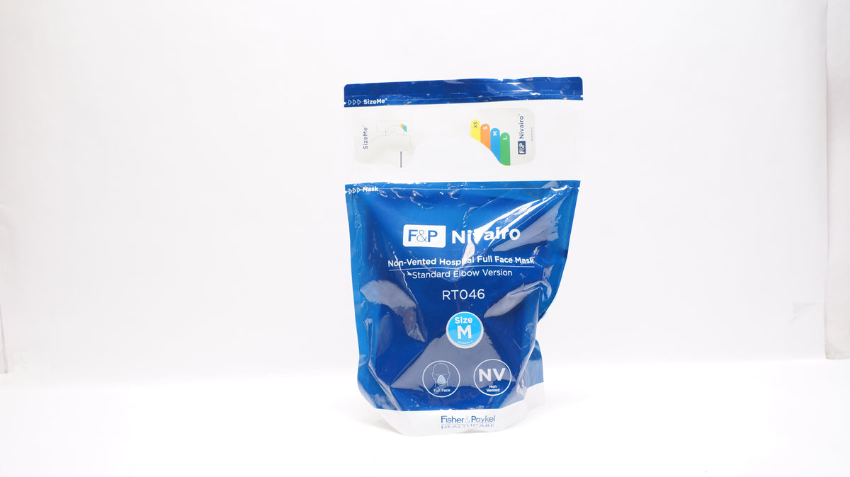 Fisher&Paykel RT046M Nivairo Non-Vented Hospital Full Face Mask, Mediu ...