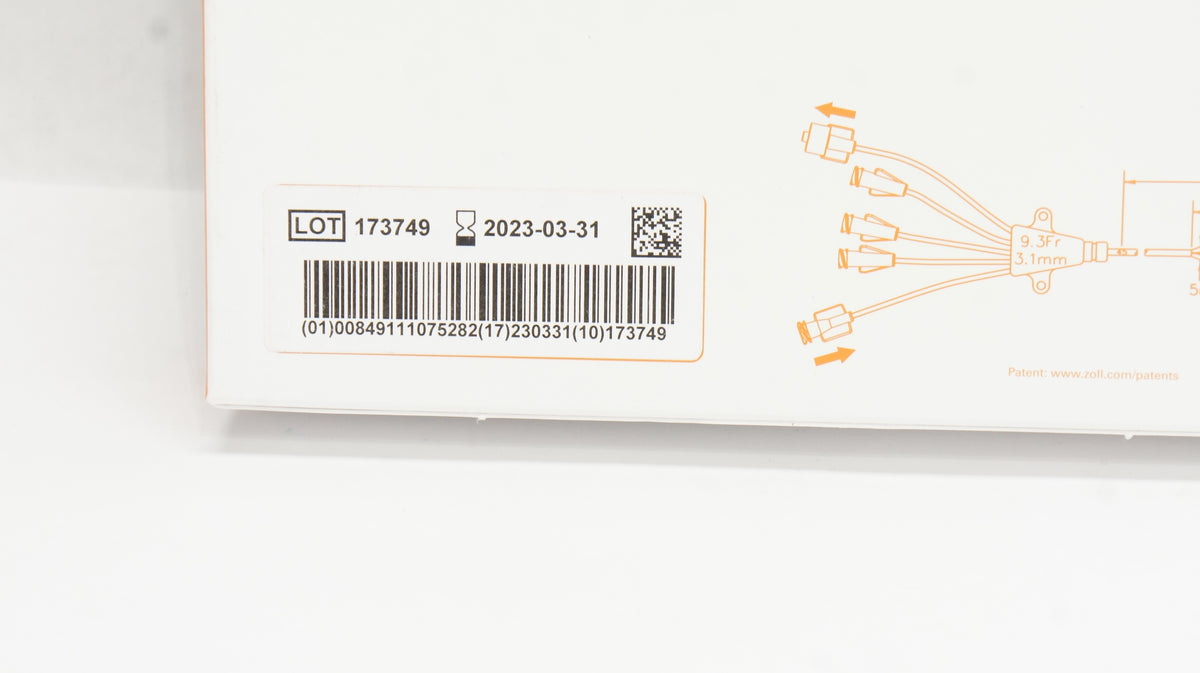 Zoll 8700-0783-01 Quattro Intravascular Heat Exchange Cath. Kit (x ...