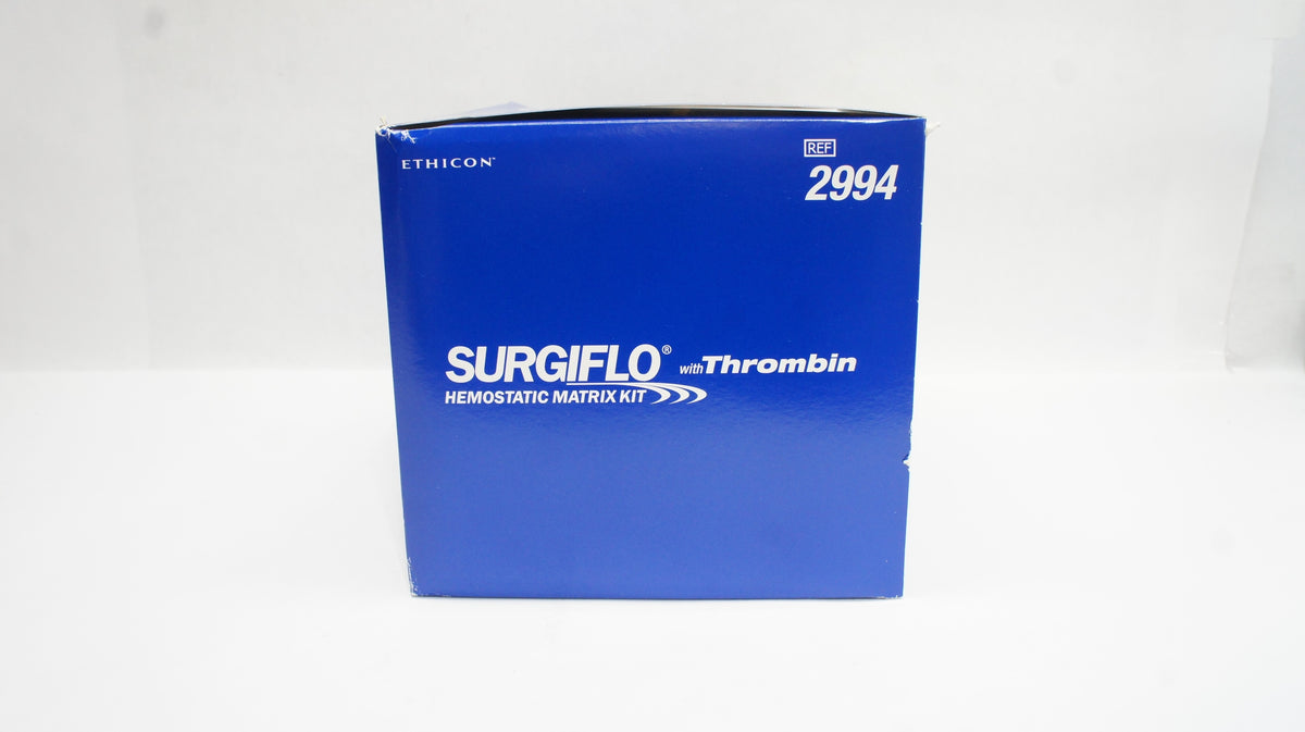 Ethicon 2994 Ferrosan Surgiflo w/Thrombin Hemostatic Matrix Kit 8mL (x ...