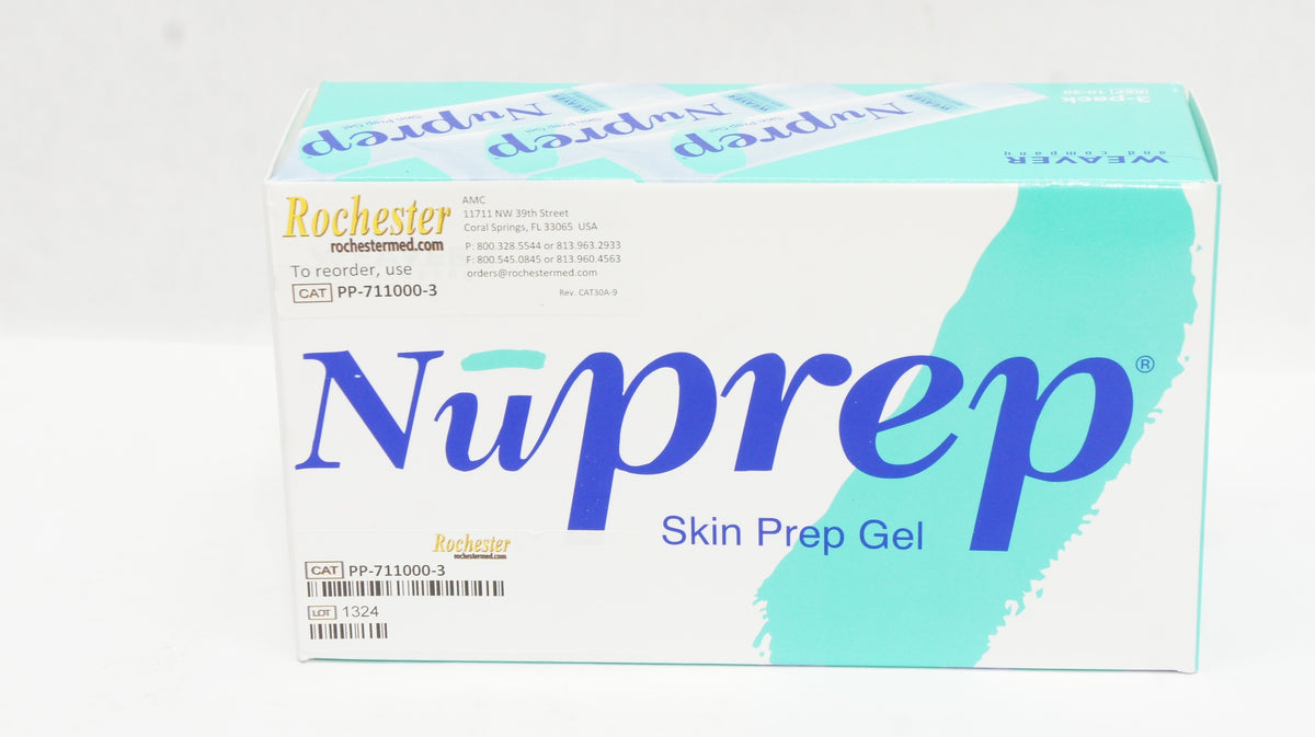 Weaver and Company 10-30 NuPrep Skin Prep Gel, 4oz Tube - Box of 3 ...