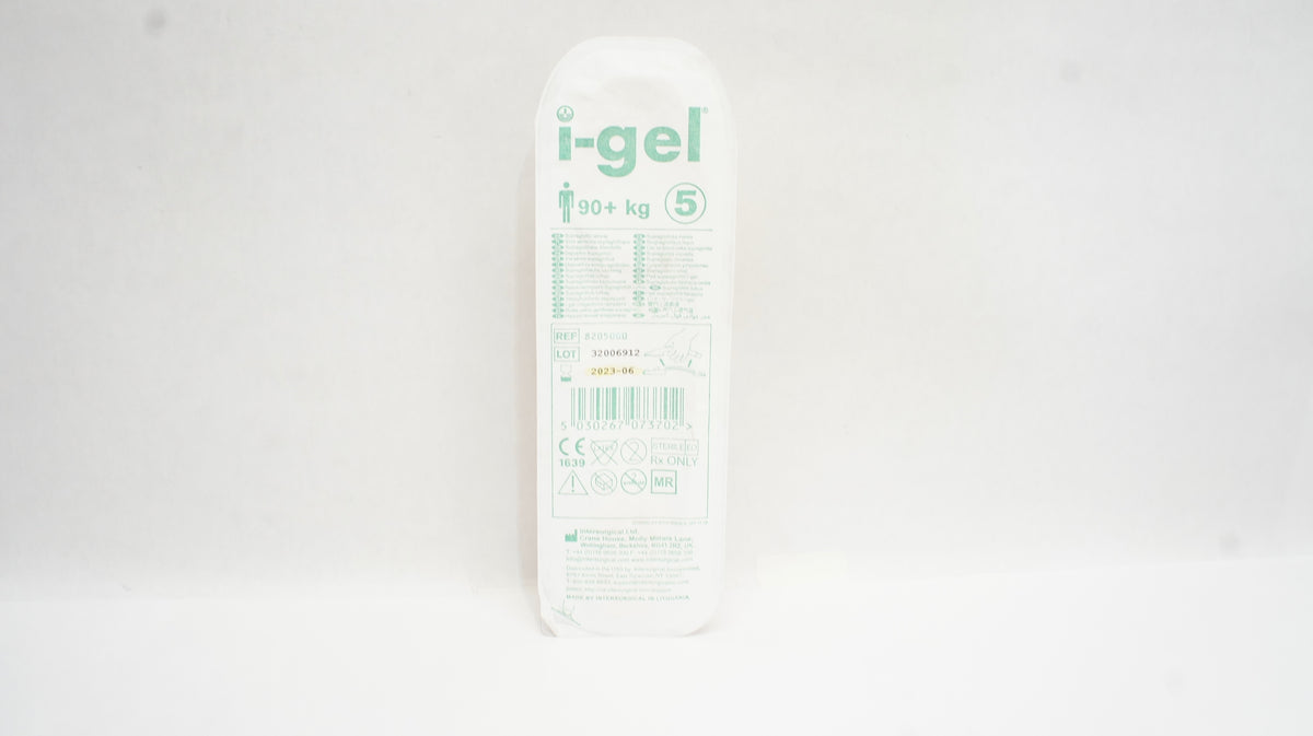 Intersurgical 8205000 i-gel Supraglottic Airway 90+ kg, Size 5 (x ...