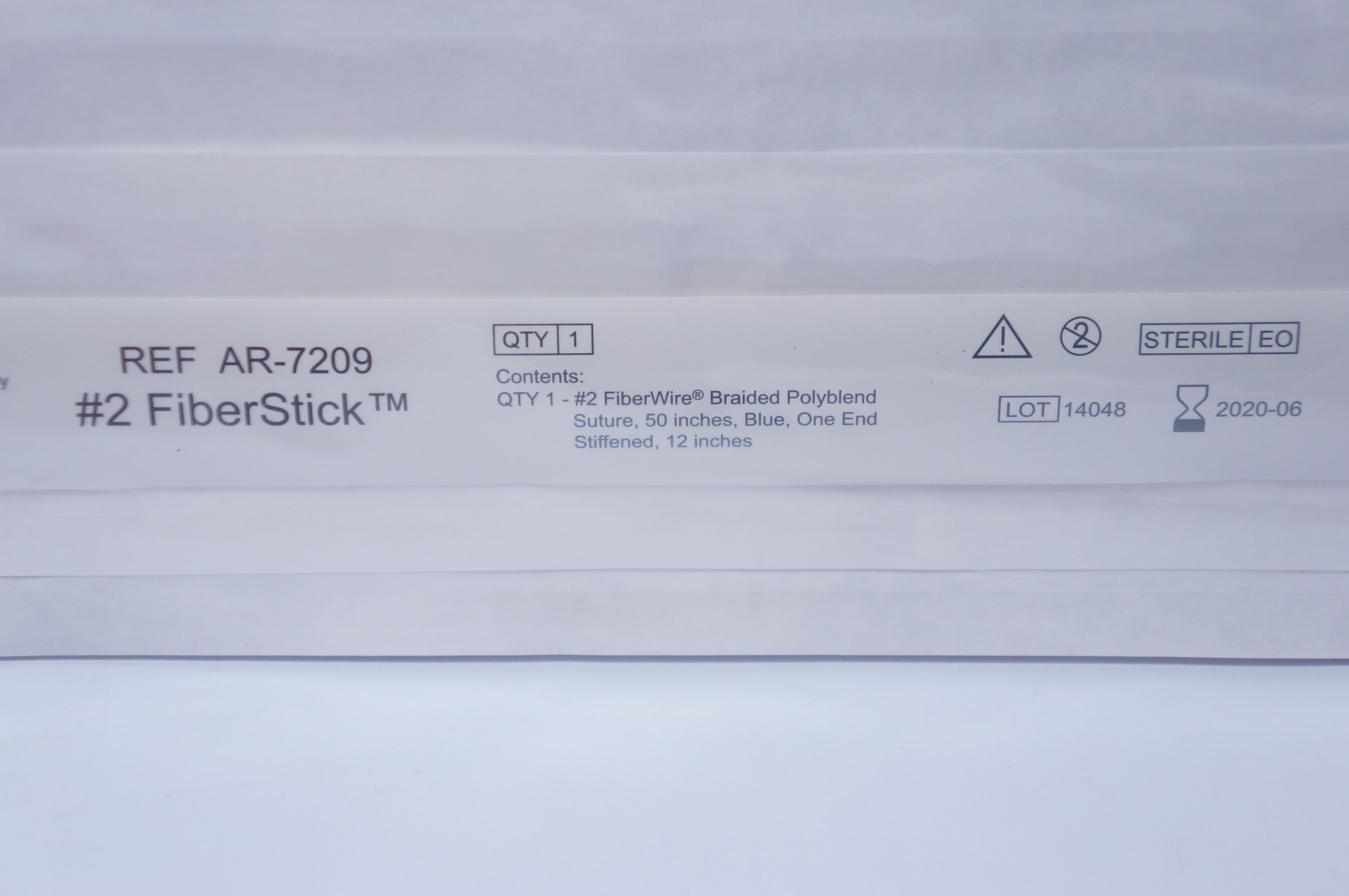 Arthrex AR-7209 #2 FiberStick #2 FiberWire Braided Polyblend Suture ...