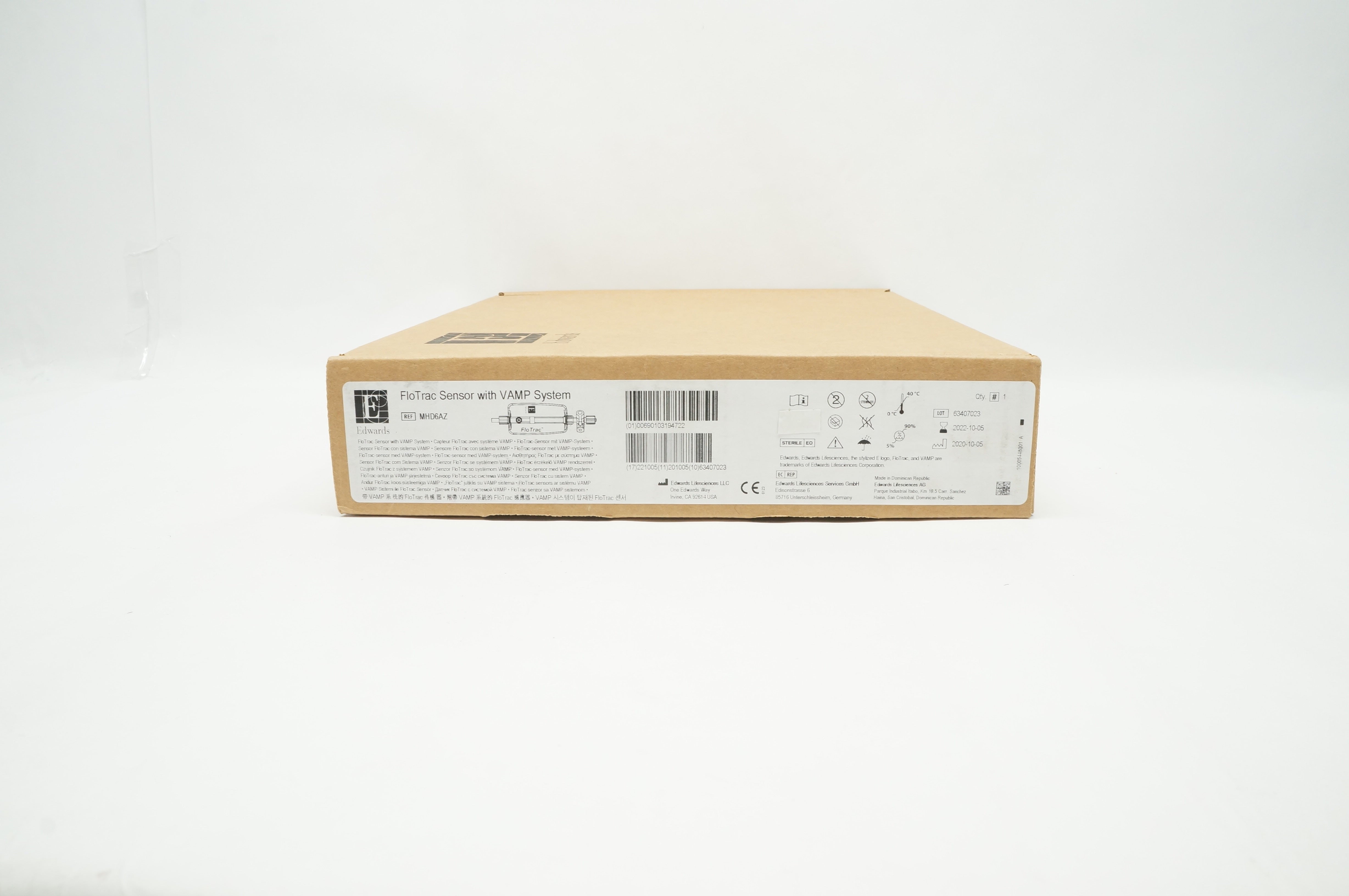 Edwards Lifesciences MHD6AZ FloTrac Sensor with VAMP System