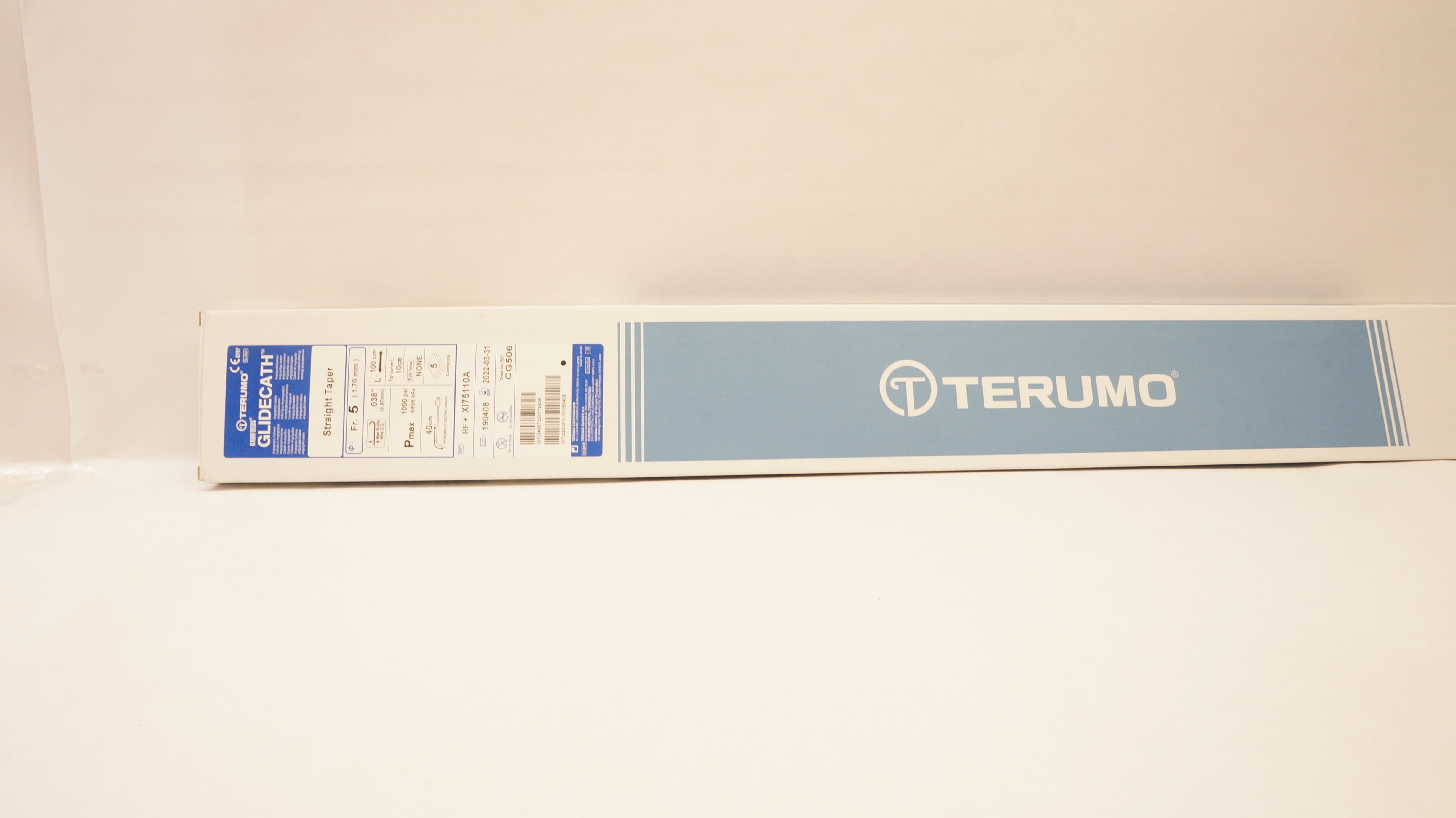 Terumo XI75110A Radifocus Glidecath Angiographic Cath 5Frx.038inch ...