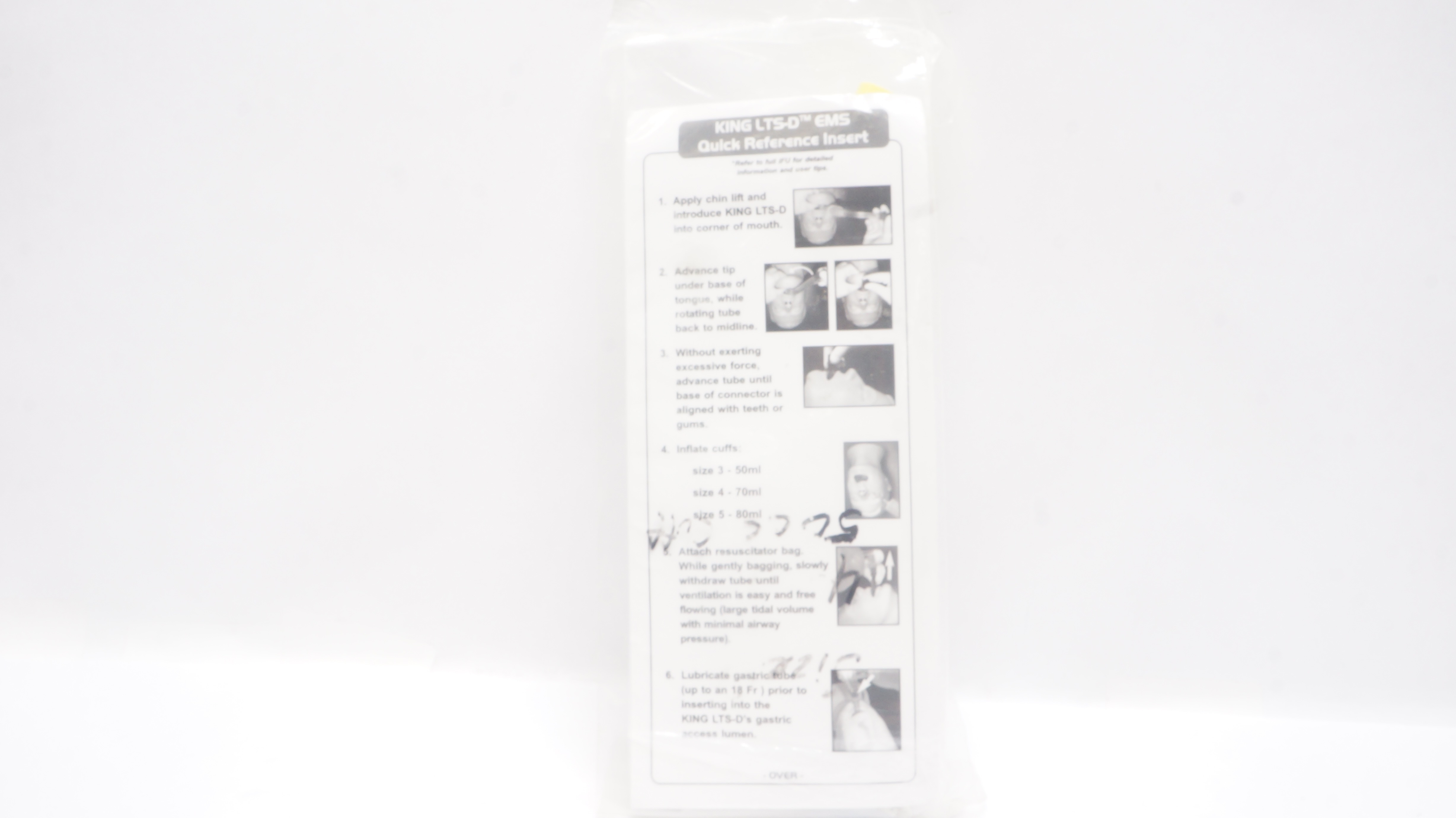 Ambu King LTS-D EMS Disposable Laryngeal Tube 18Fr