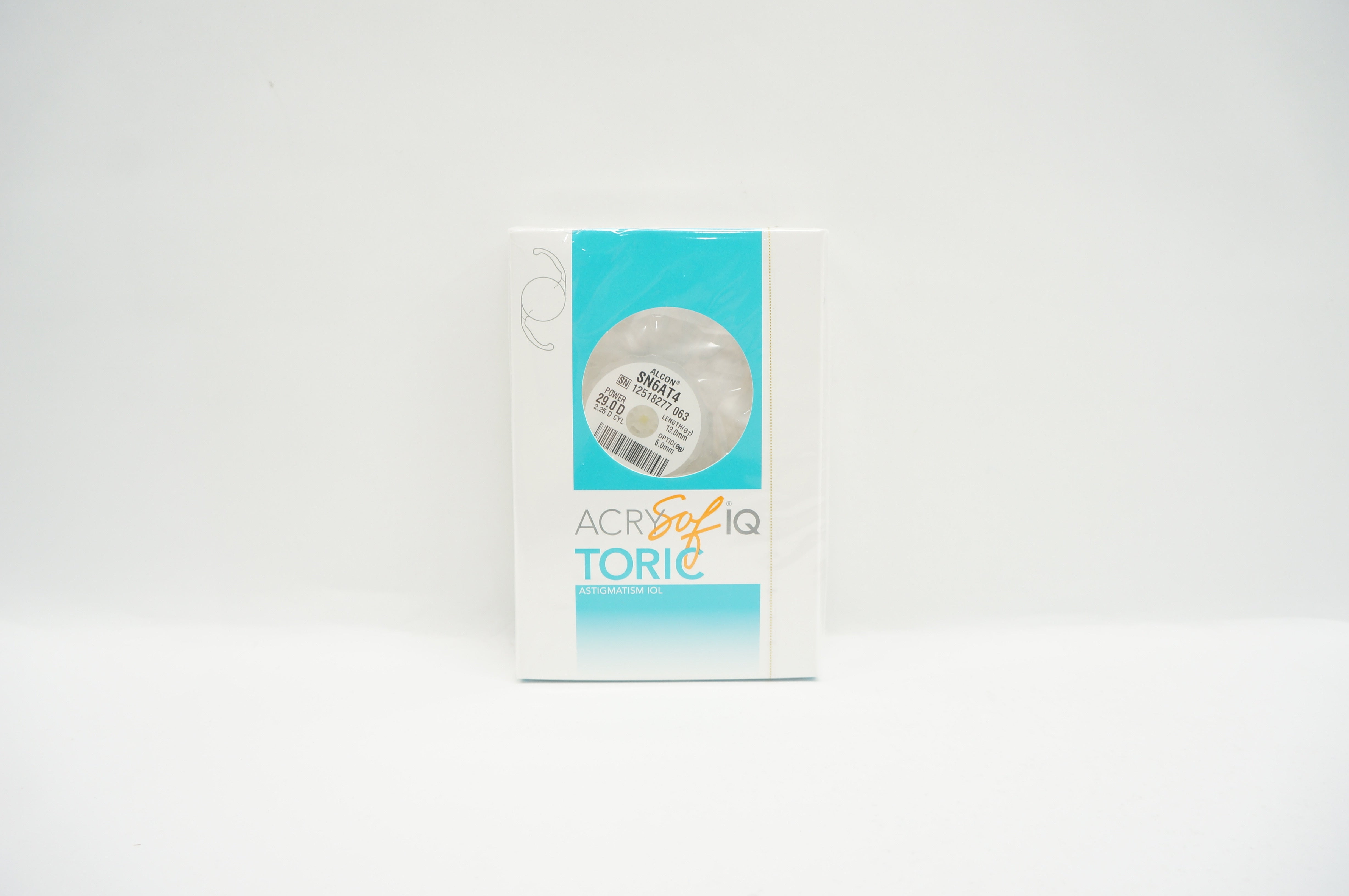 Alcon SN6AT4 ACRYSof IQ Toric Astigmatism IOL 29.0D 2.25 CYL (x)